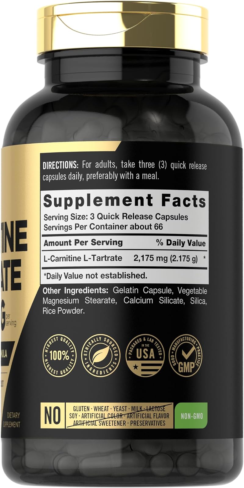 High potency L-Carnitine capsules