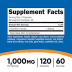 High potency L-Carnitine capsules