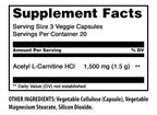 high potency l-carnitine supplement