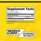 high potency L-Citrulline 2500 mg tablets