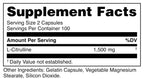 High potency L-Citrulline for workouts