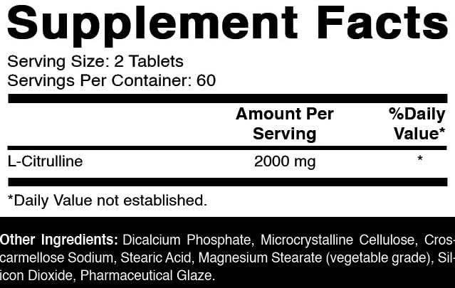 High potency L-Citrulline supplement
