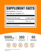 high potency l-glutamine capsules
