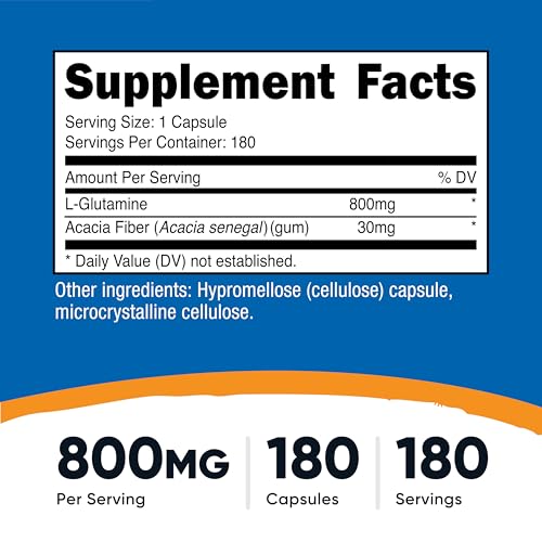 High potency L-Glutamine capsules