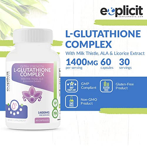 high potency l-glutathione formula