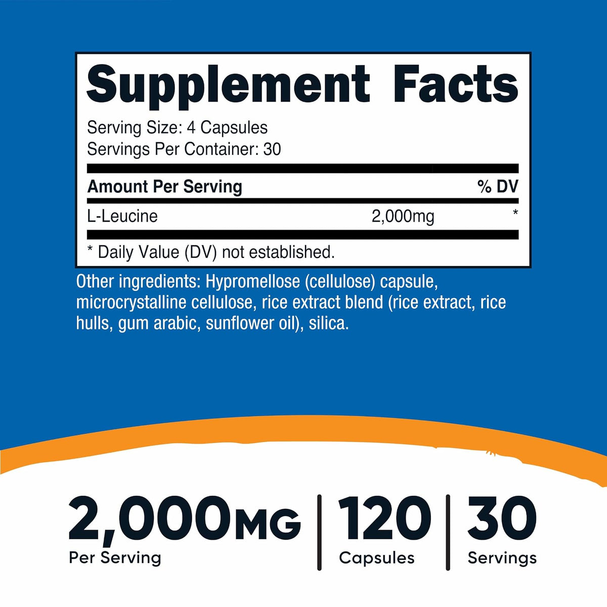 high potency L-Leucine supplement