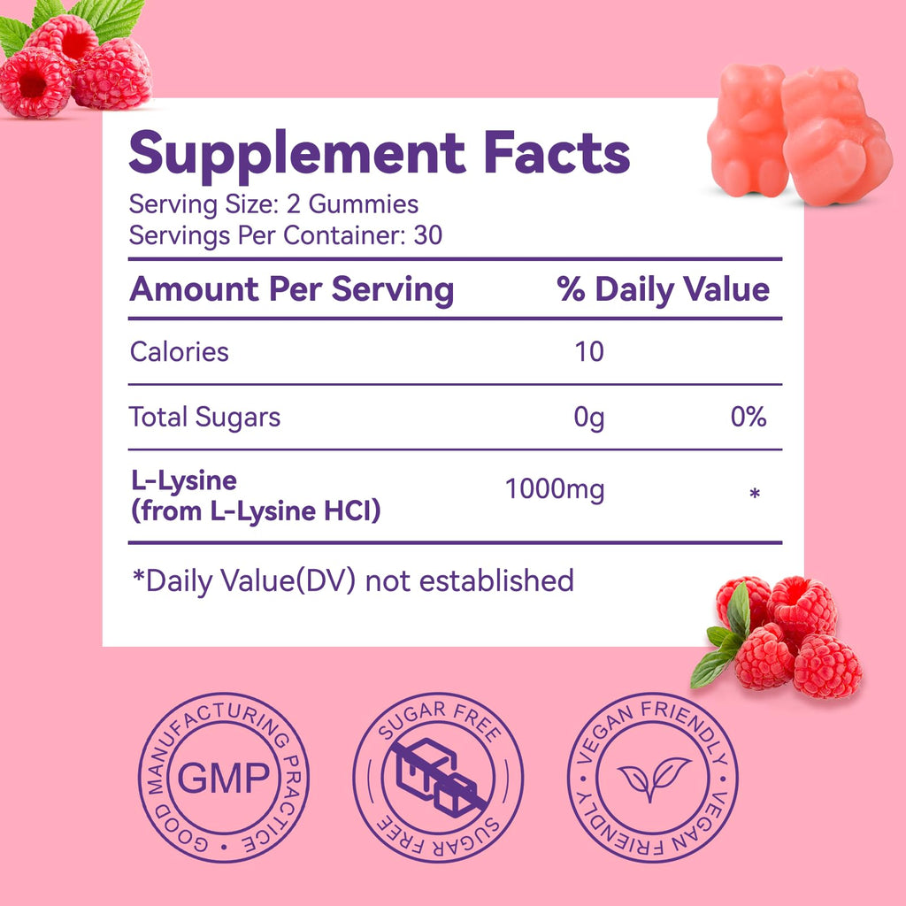 high potency l-lysine 1000 mg