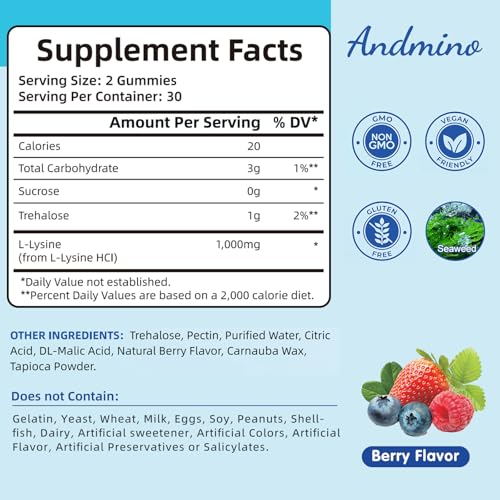 high potency l-lysine 1000 mg