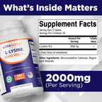 high potency L-Lysine 2000 mg