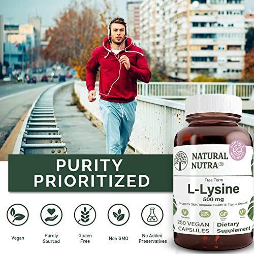 high potency l-lysine 500 mg capsules