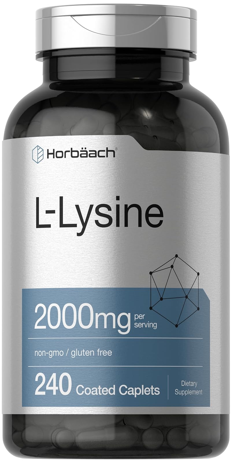 high potency l-lysine caplets