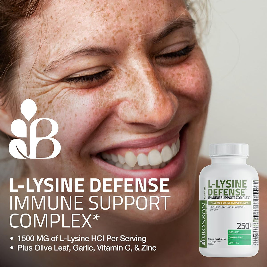 high potency l-lysine for cold sores
