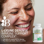 high potency l-lysine for cold sores