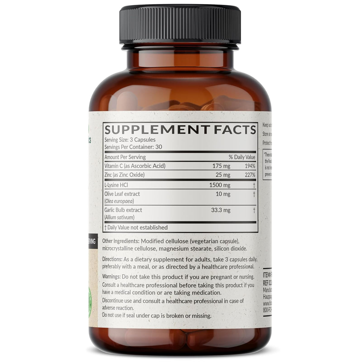 high potency L-Lysine supplement