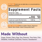high potency l-lysine supplement