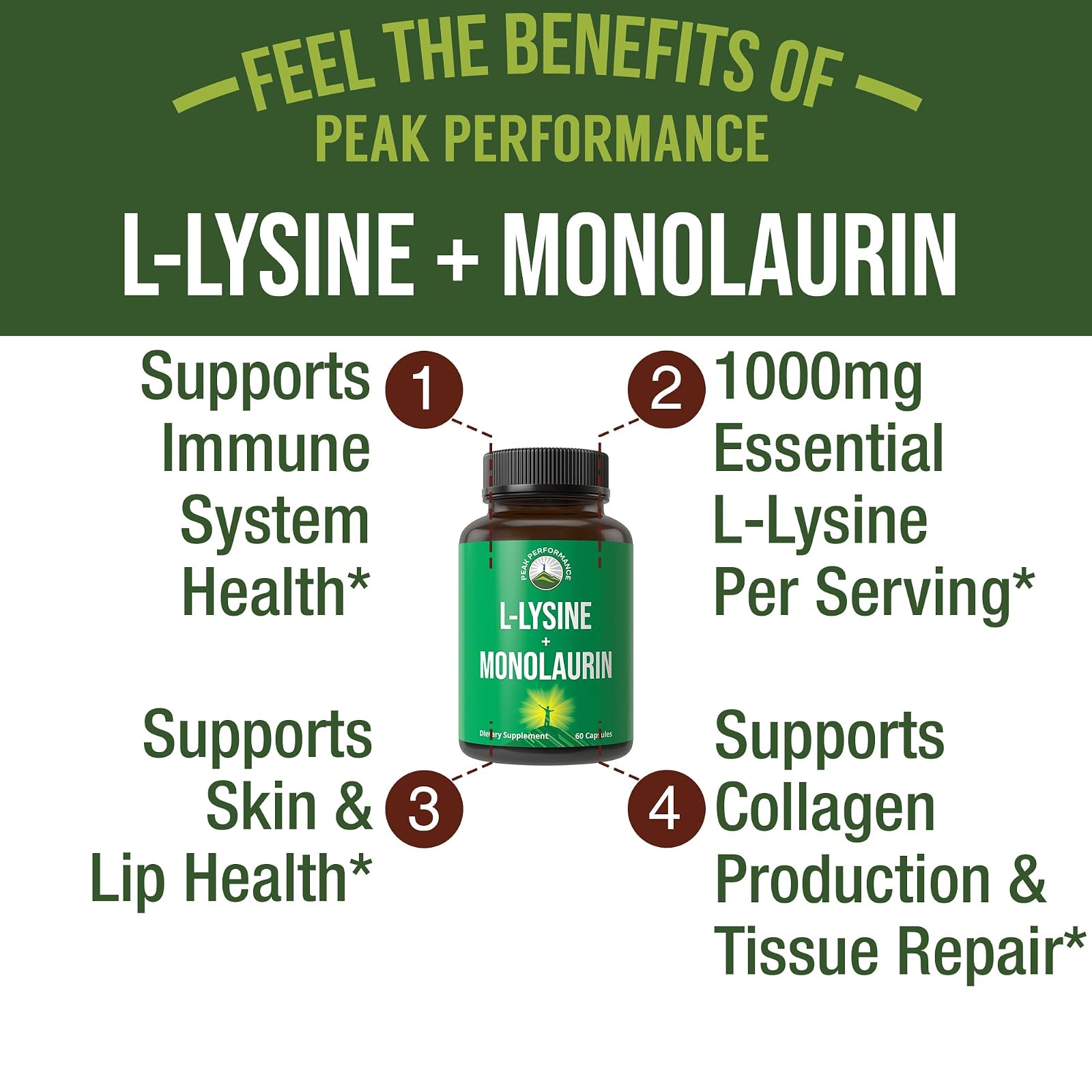 high potency l-lysine supplement