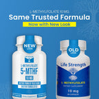 High potency L Methylfolate for brain health