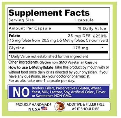 High potency L-Methylfolate formula