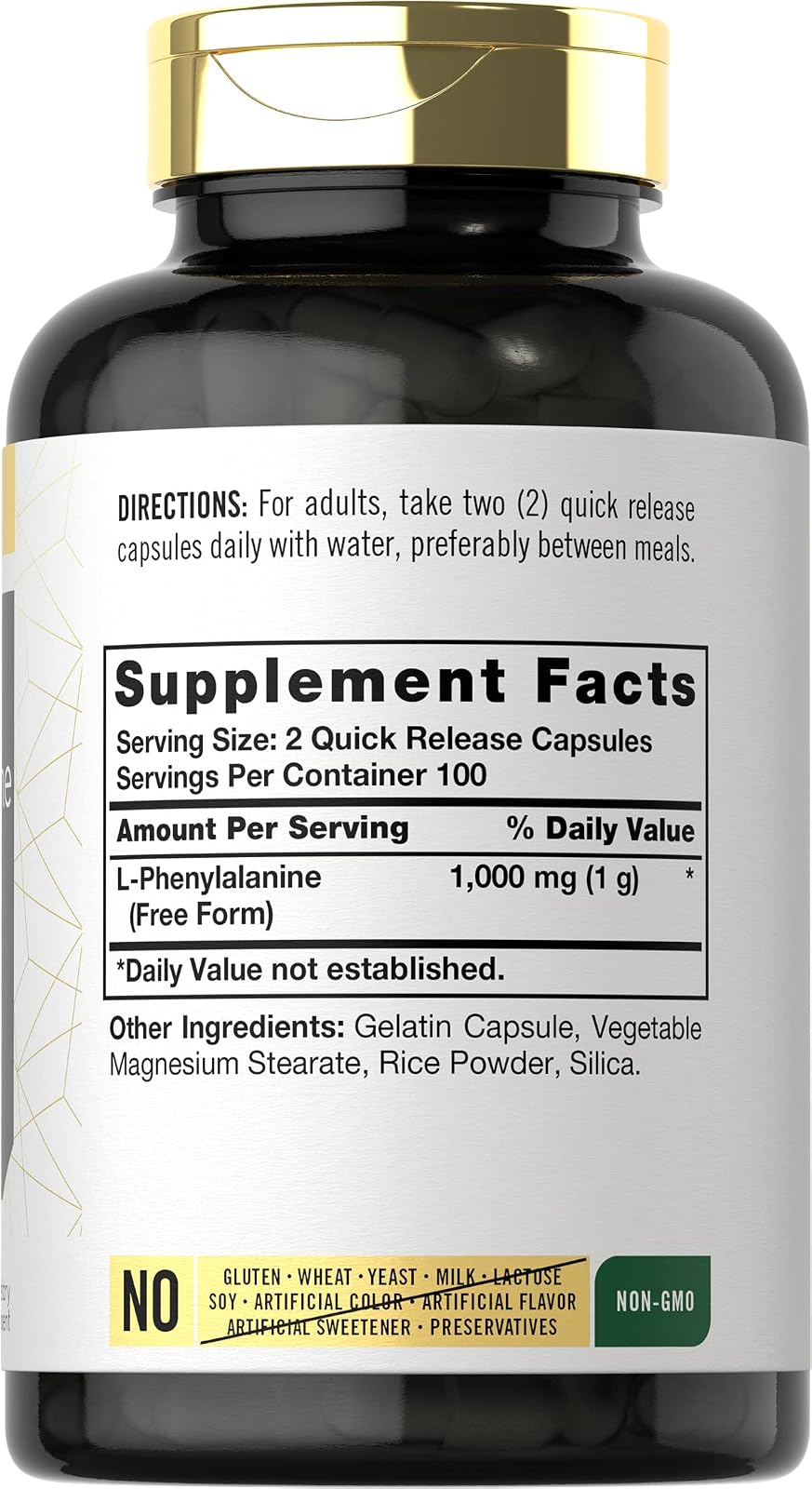 High potency L-Phenylalanine supplement
