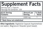 High potency L-Taurine for wellness