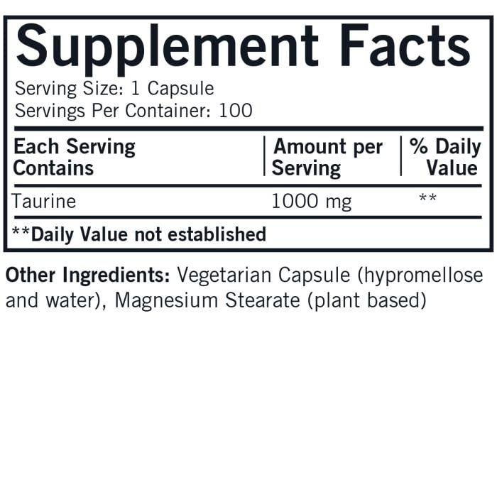 High potency L-Taurine for wellness