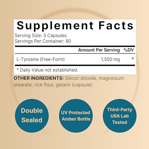 high potency l-tyrosine capsules