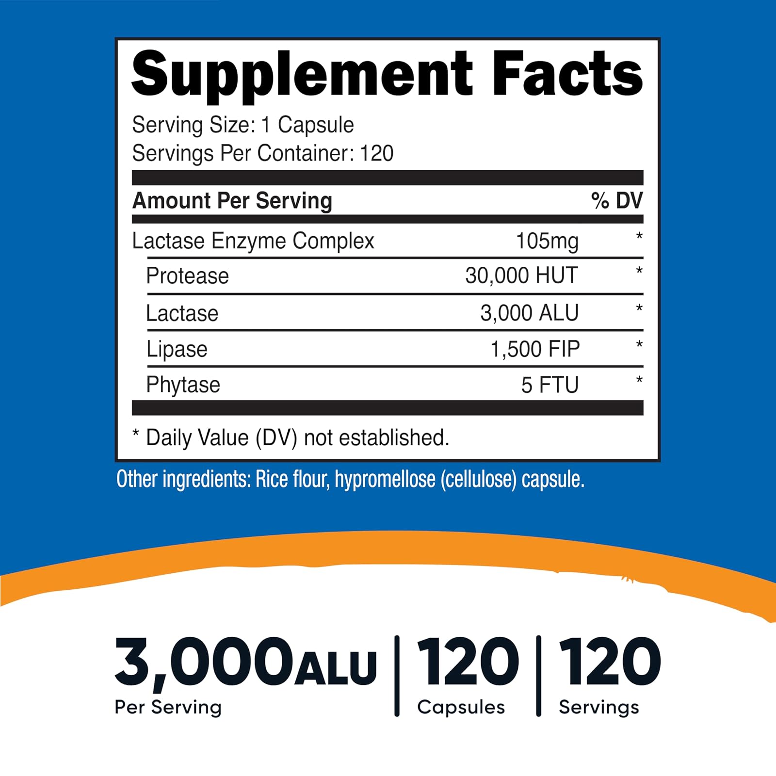 high potency lactase enzyme capsules