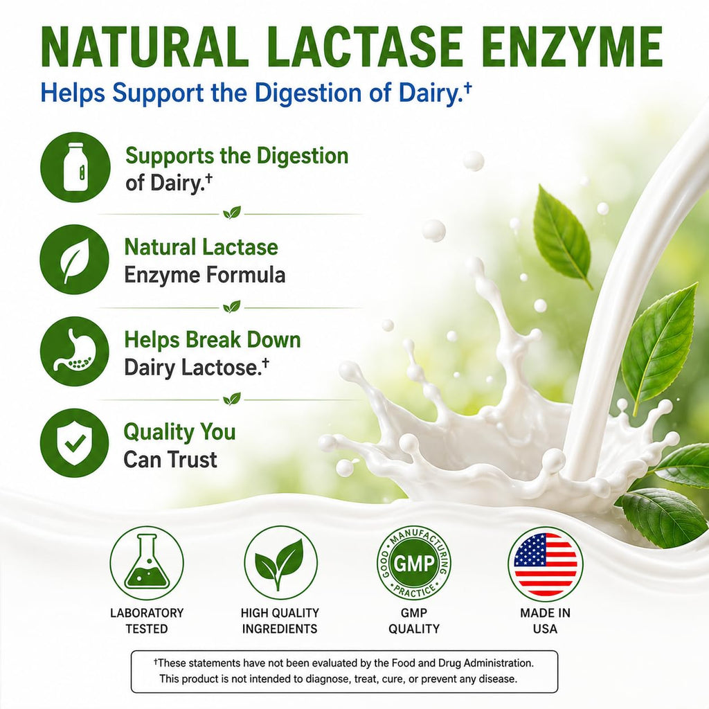 high potency lactase enzyme tablets