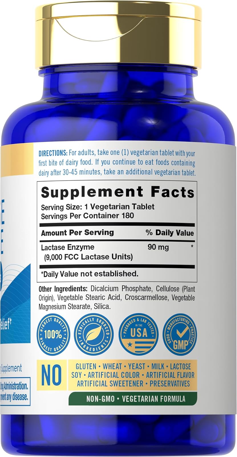 high potency lactase enzyme tablets