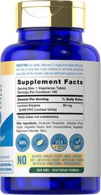 high potency lactase enzyme tablets