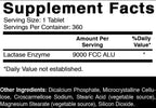high potency lactase enzyme tablets