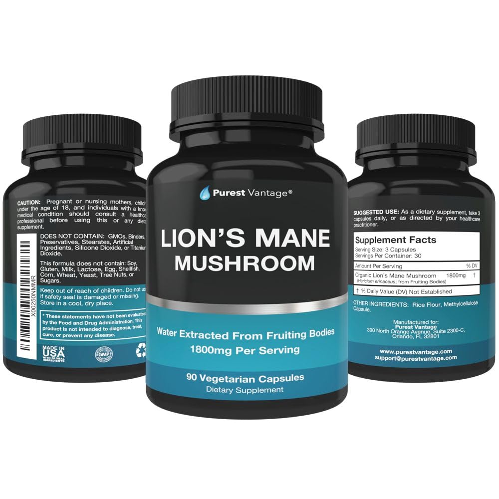 high potency lion's mane for mental clarity