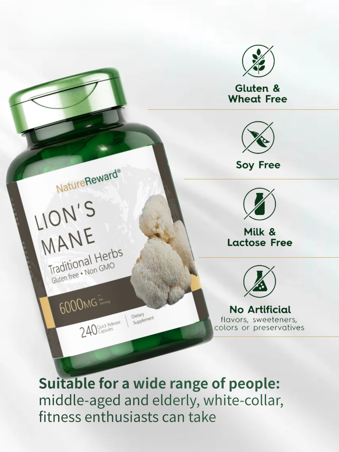 high potency Lion's Mane mushrooms