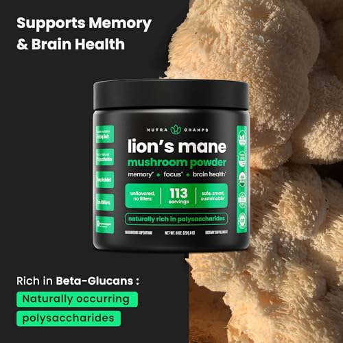 high potency lion's mane mushrooms