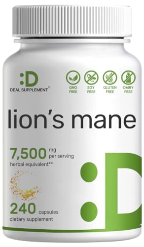 High potency Lions Mane mushroom capsules