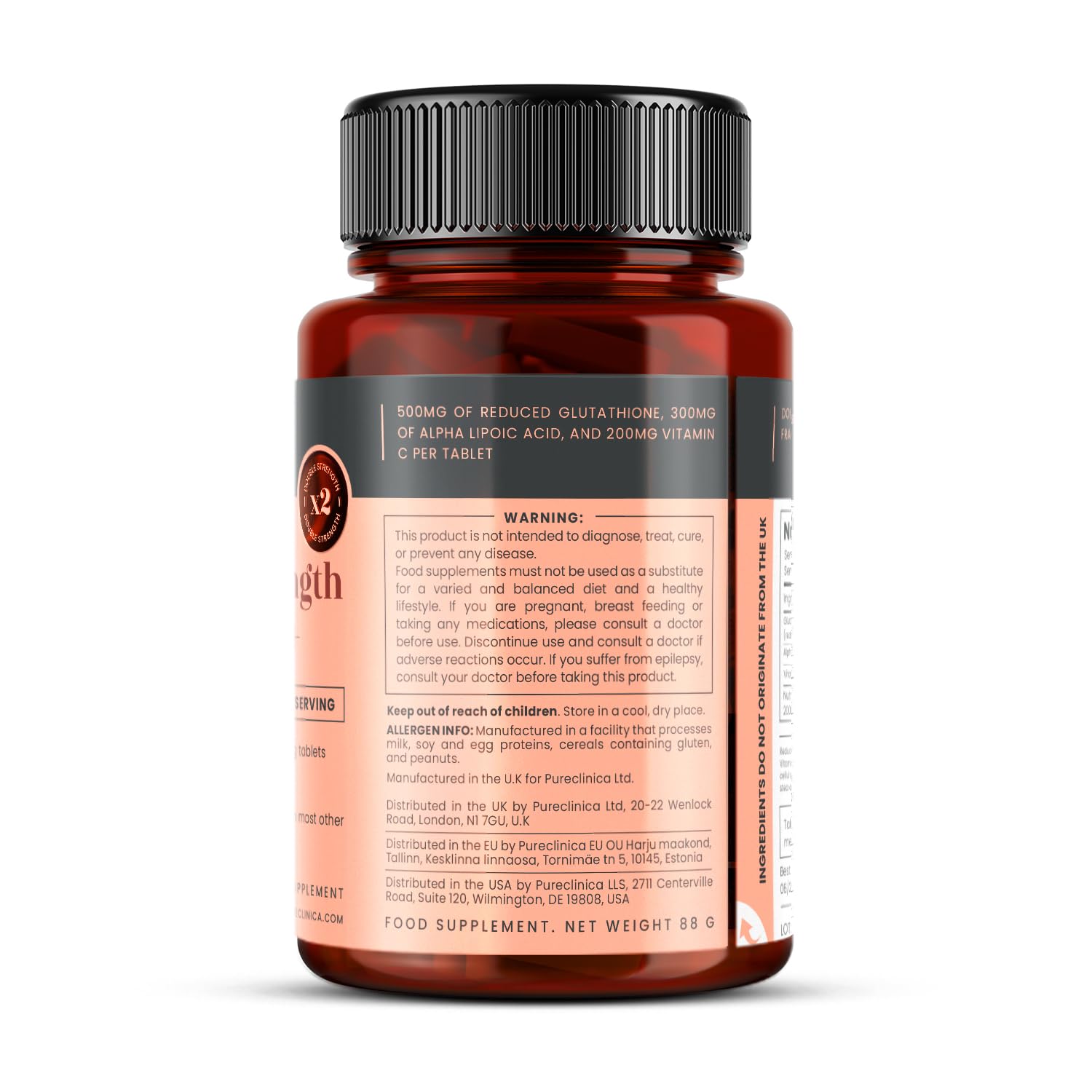 high potency liposomal glutathione formula
