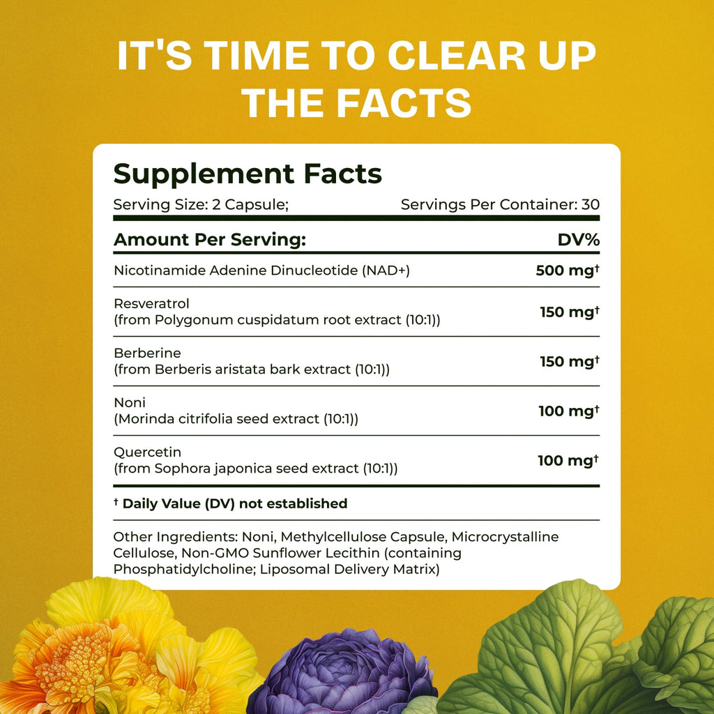 high potency liposomal nad supplement