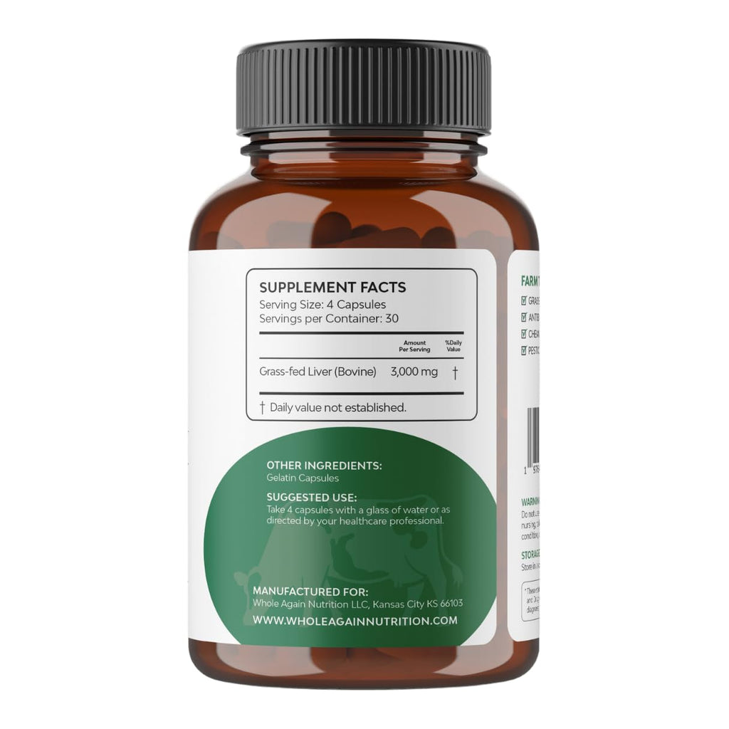 High potency liver extract supplement