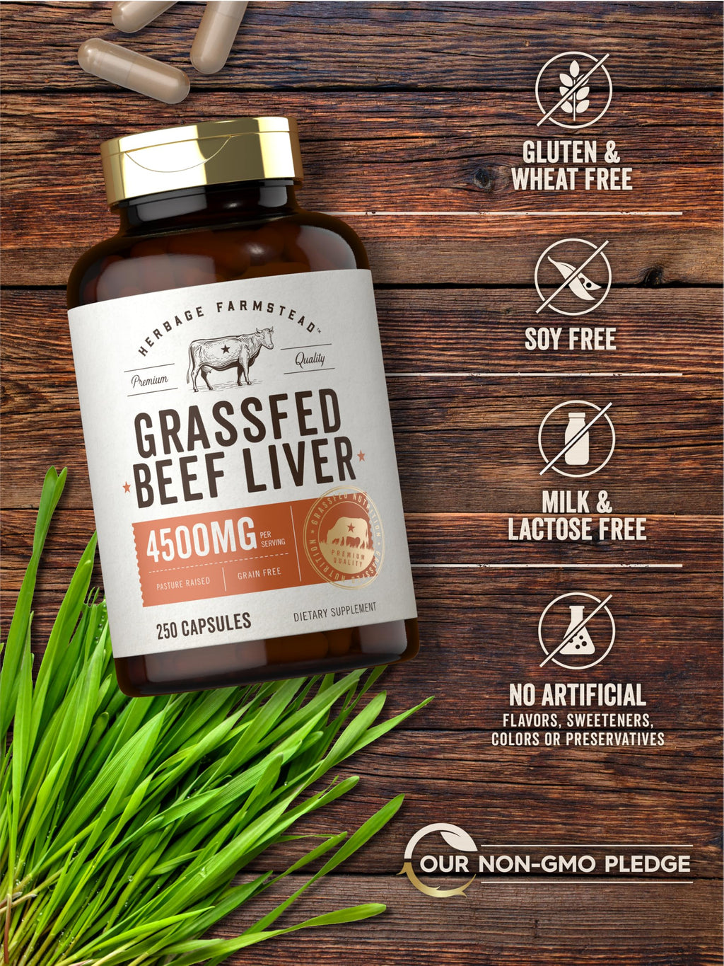 High potency liver extracts capsules
