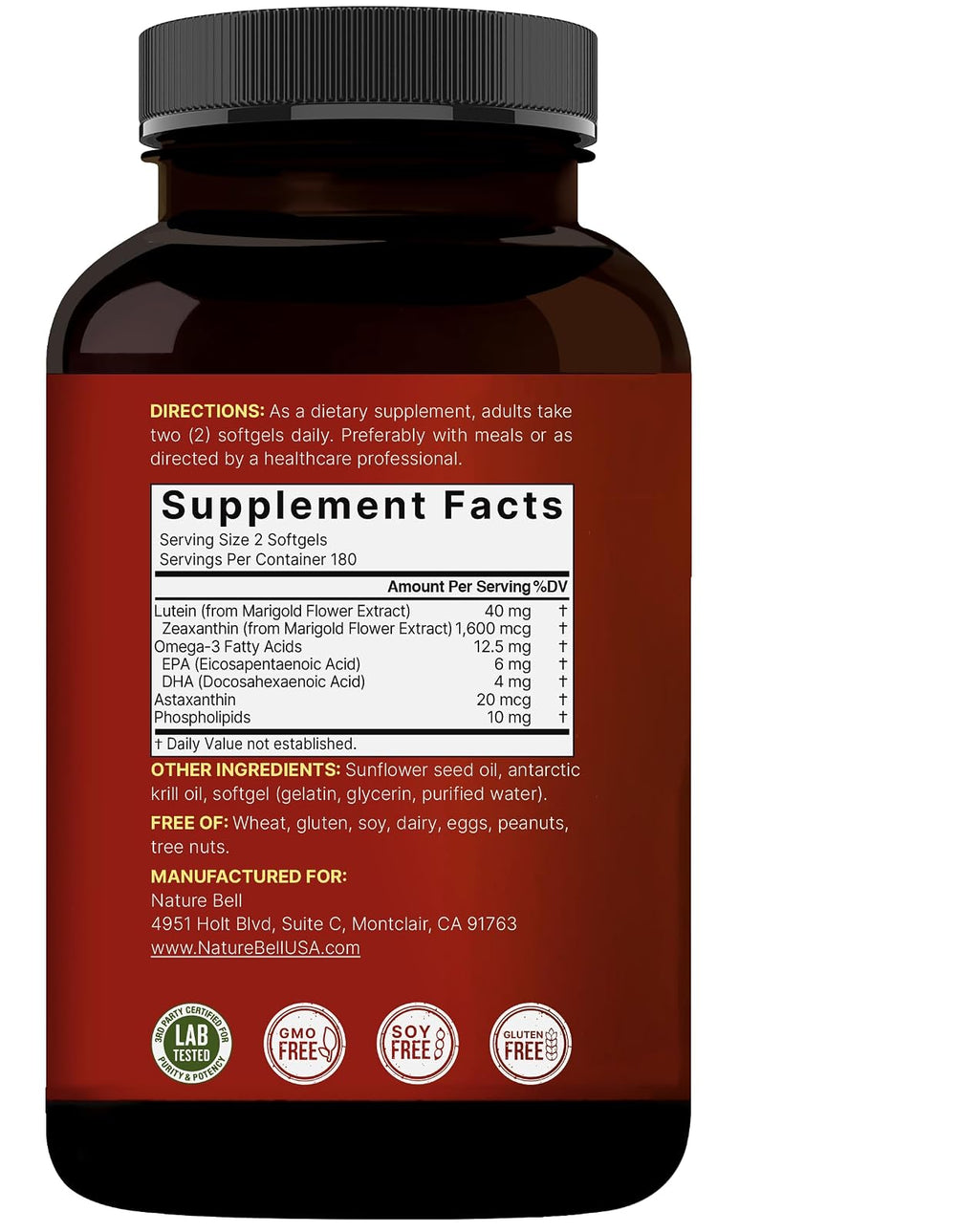 High potency Lutein for clear vision