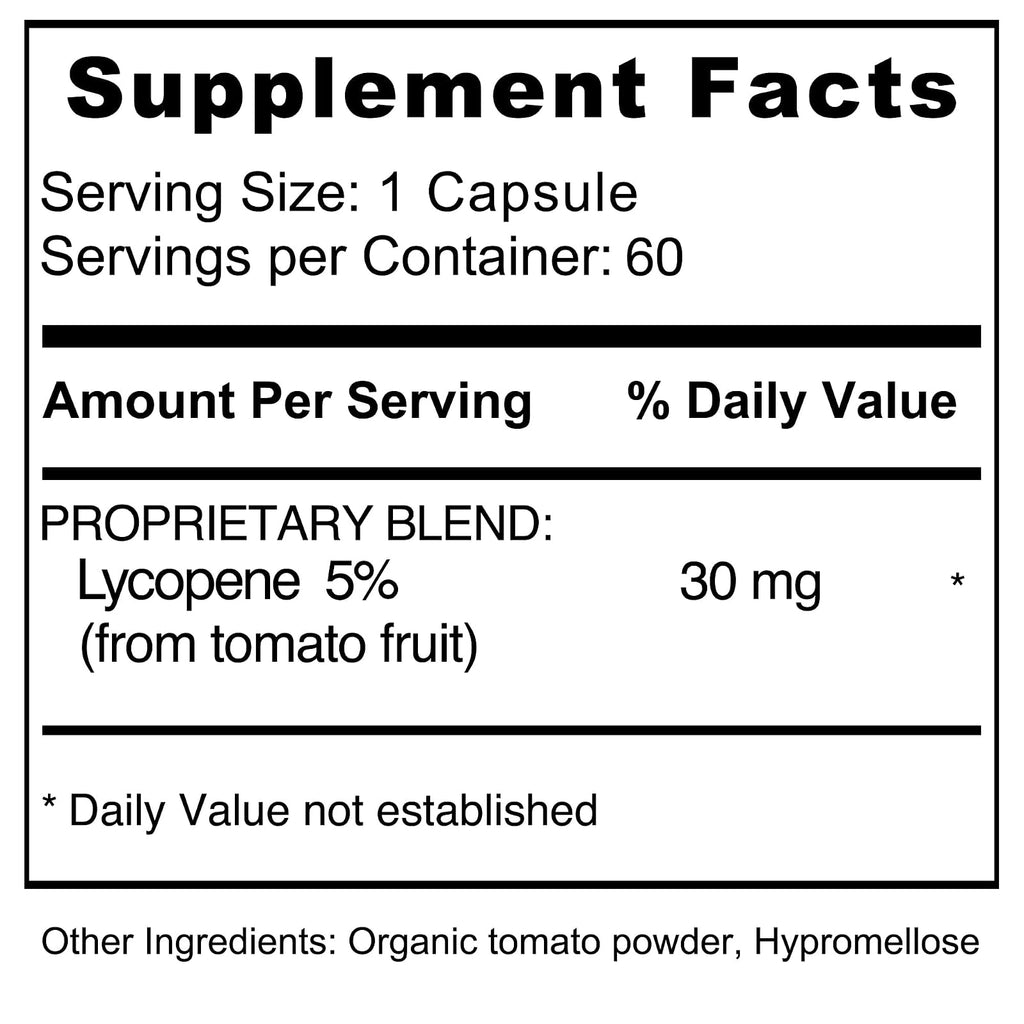 high potency Lycopene 30 mg capsules