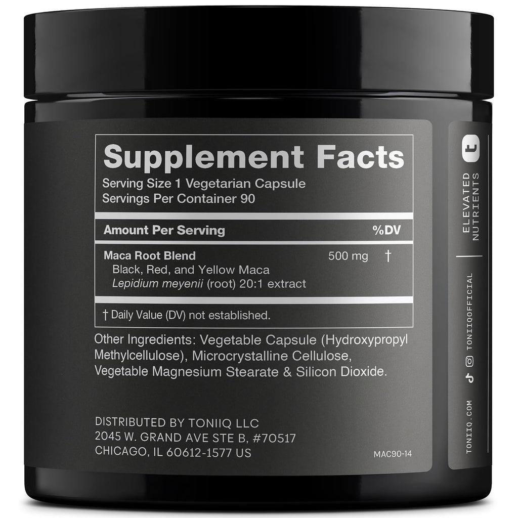 high potency Maca Root supplement