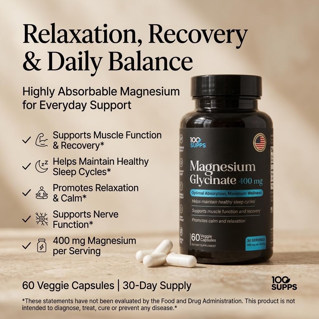 high potency magnesium bisglycinate capsules
