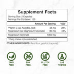 high potency magnesium bisglycinate capsules