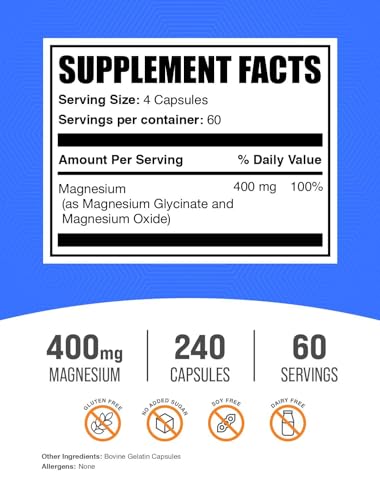 high potency magnesium bisglycinate capsules