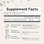 High potency magnesium bisglycinate capsules