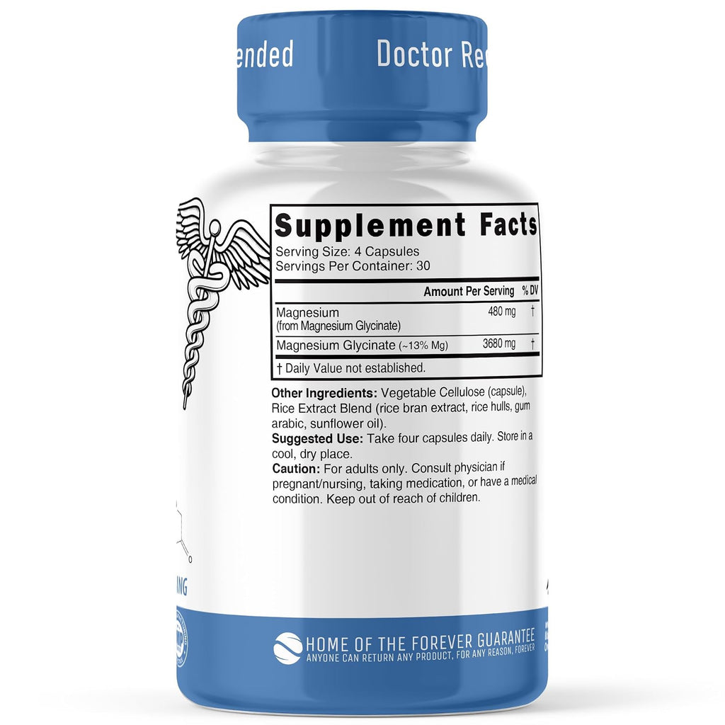 high potency magnesium bisglycinate capsules