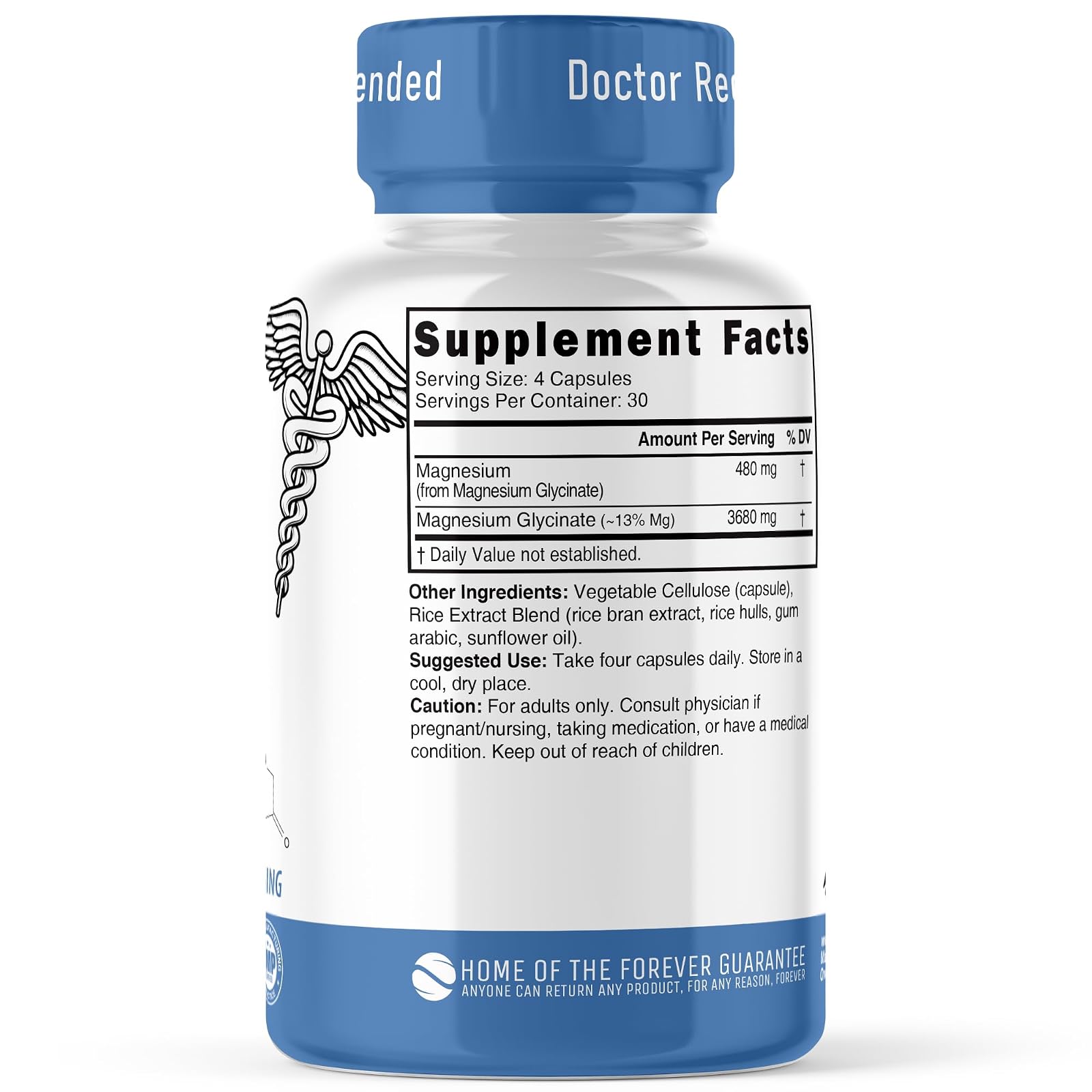 high potency magnesium bisglycinate capsules