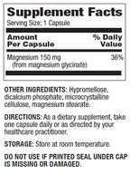 high potency magnesium bisglycinate capsules