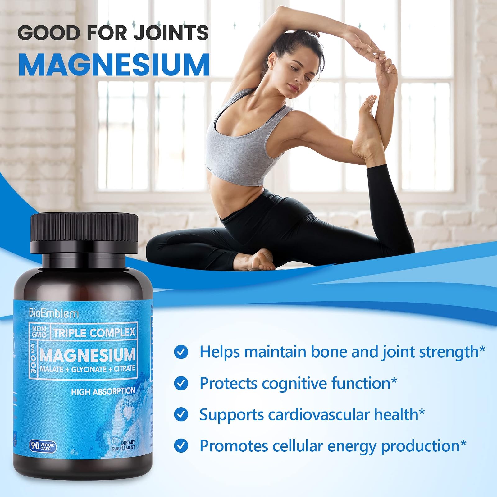 High potency magnesium bisglycinate formula